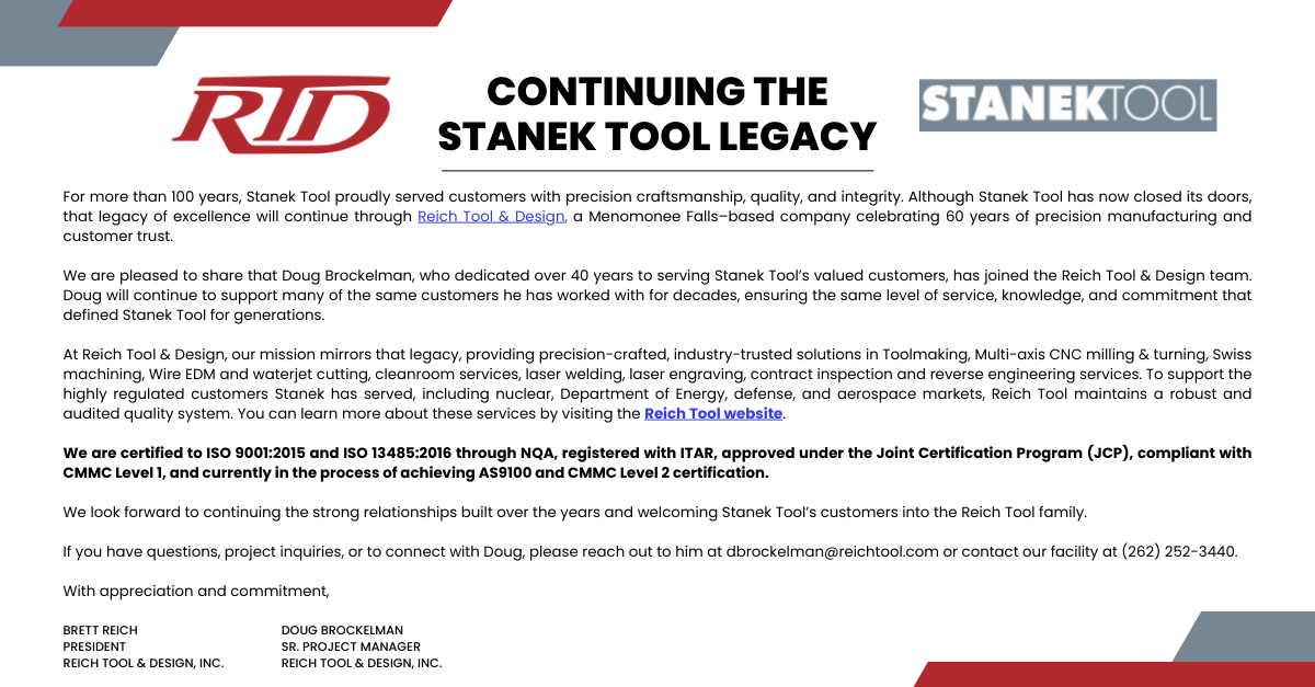 Home - Stanek Tool